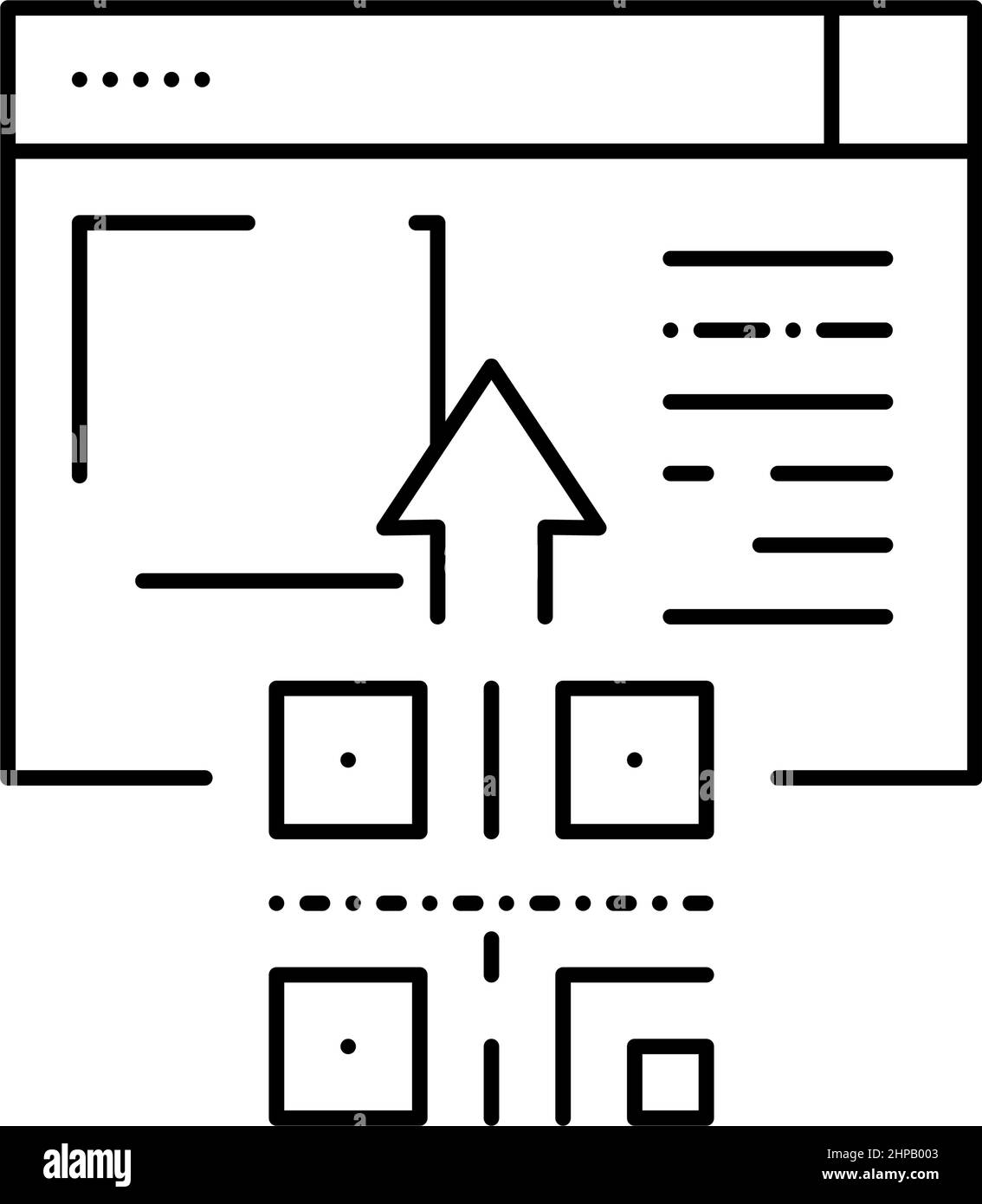 Qr code internet web site hi-res stock photography and images - Alamy
