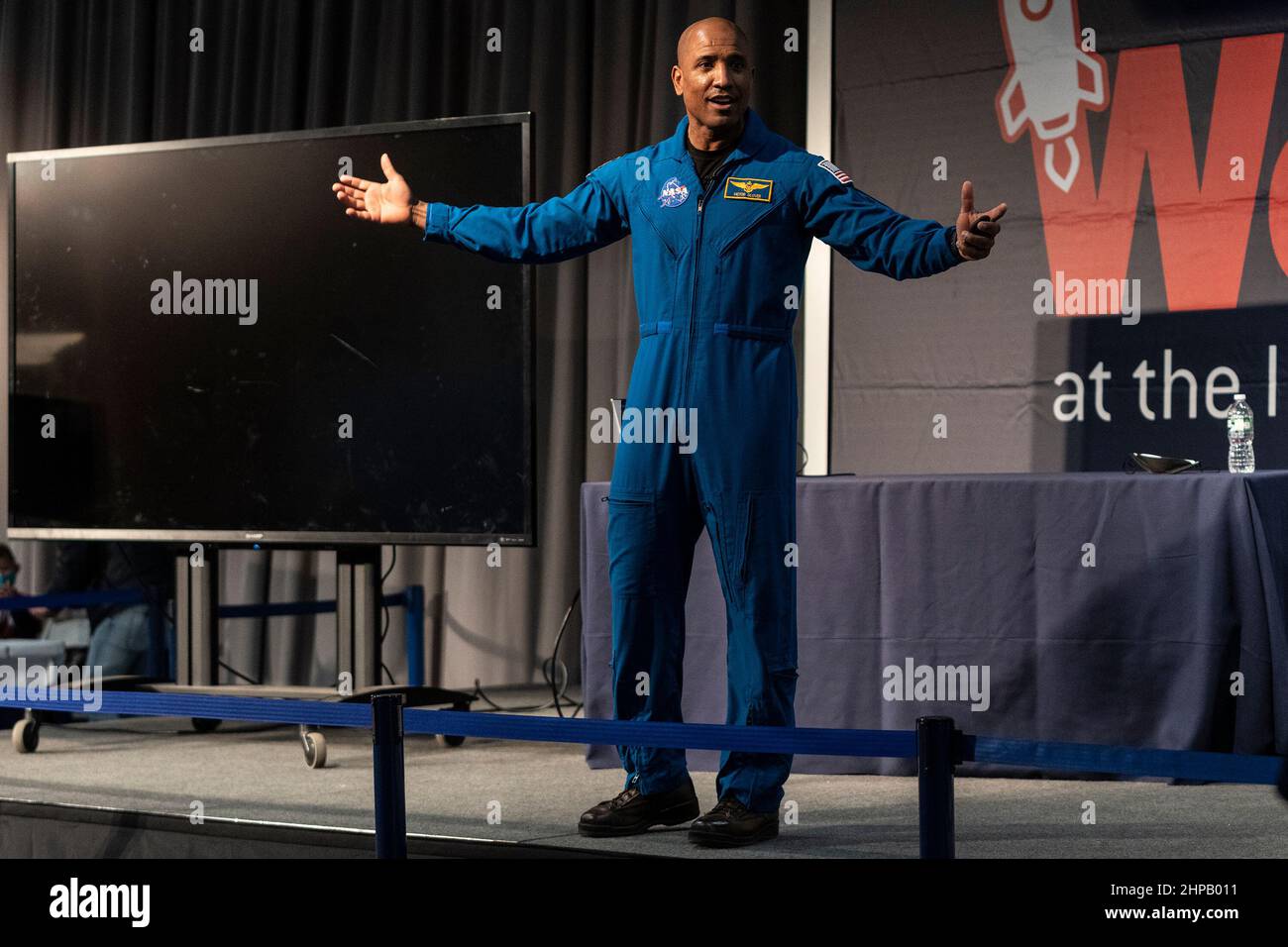New York, New York, USA. 19th Feb, 2022. NASA astronaut Victor J ...