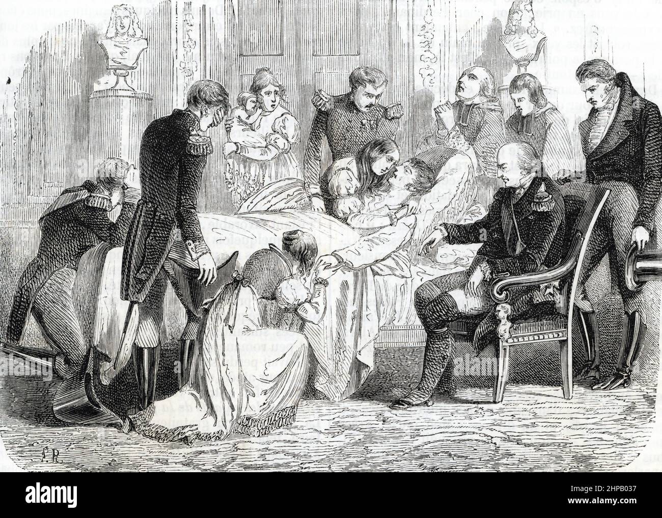 "Representation de la mort de Charles Ferdinand d'Artois duc de Berry ...