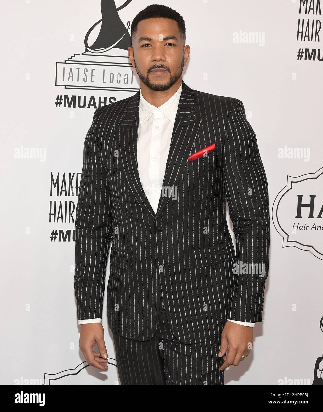 Alano Miller arrives at the 9th Annual Make-Up Artists & Hair Stylists ...