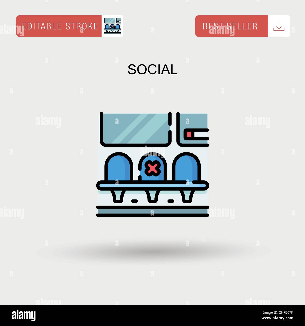 Icon people concept social Stock Vector Images - Alamy