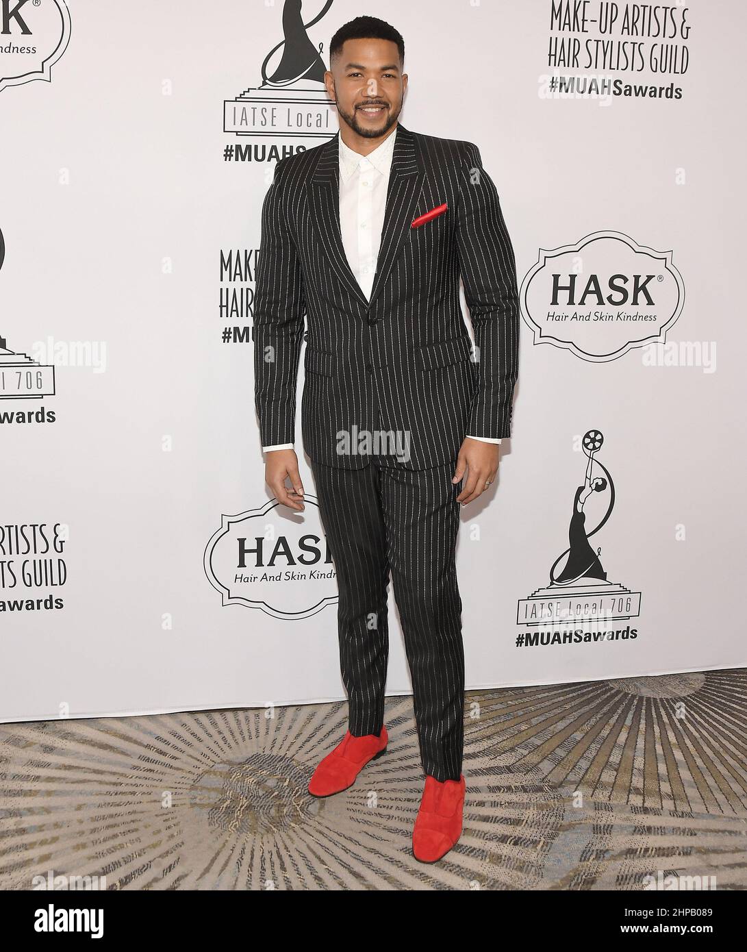 Alano Miller arrives at the 9th Annual Make-Up Artists & Hair Stylists ...