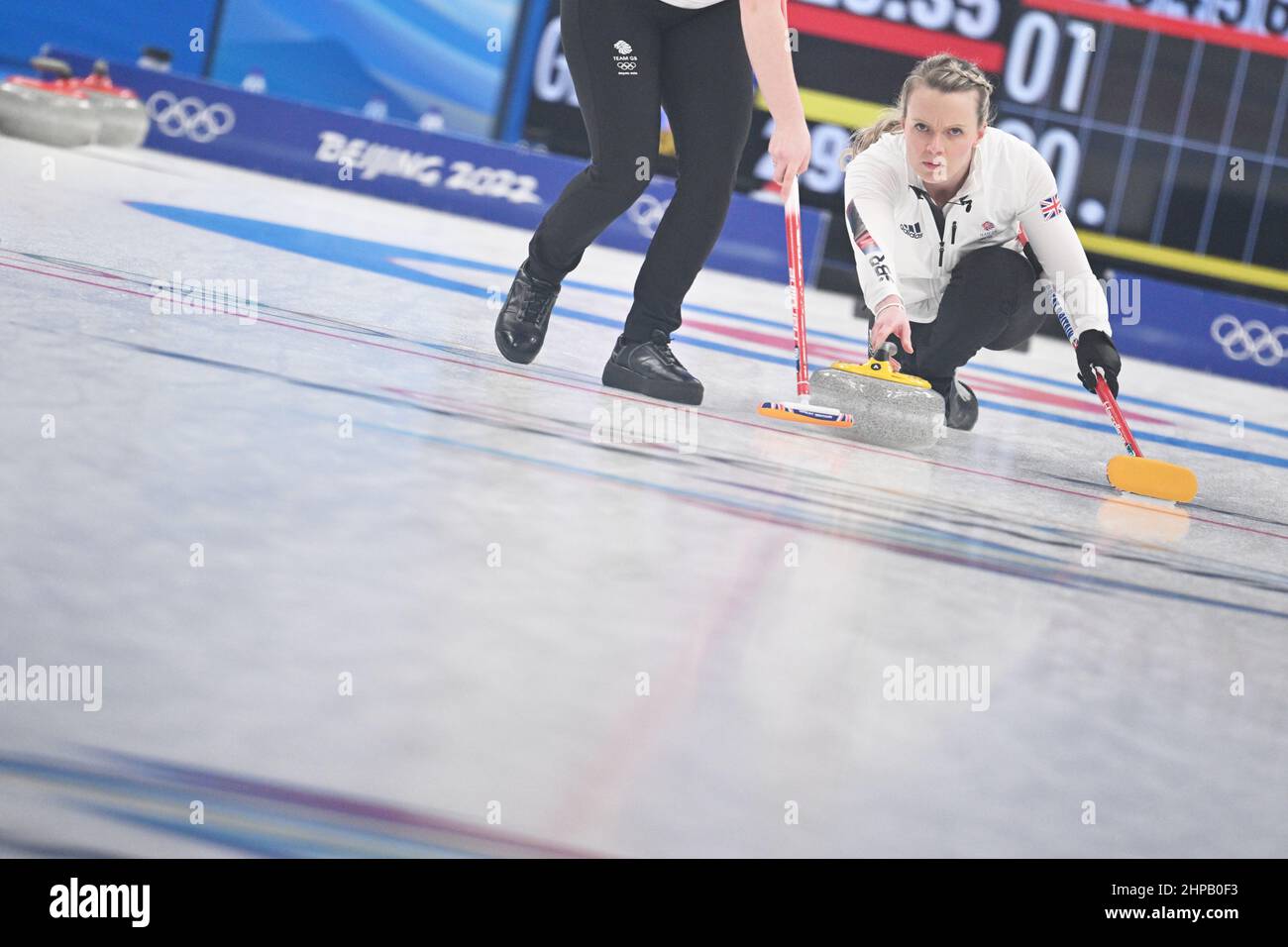 Beijing, China. Credit: MATSUO. 20th Feb, 2022. Vicky Wright (GBR ...