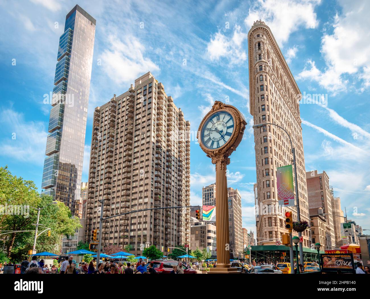 View of One Madison building, Flatiron Building and the cast-iron ...