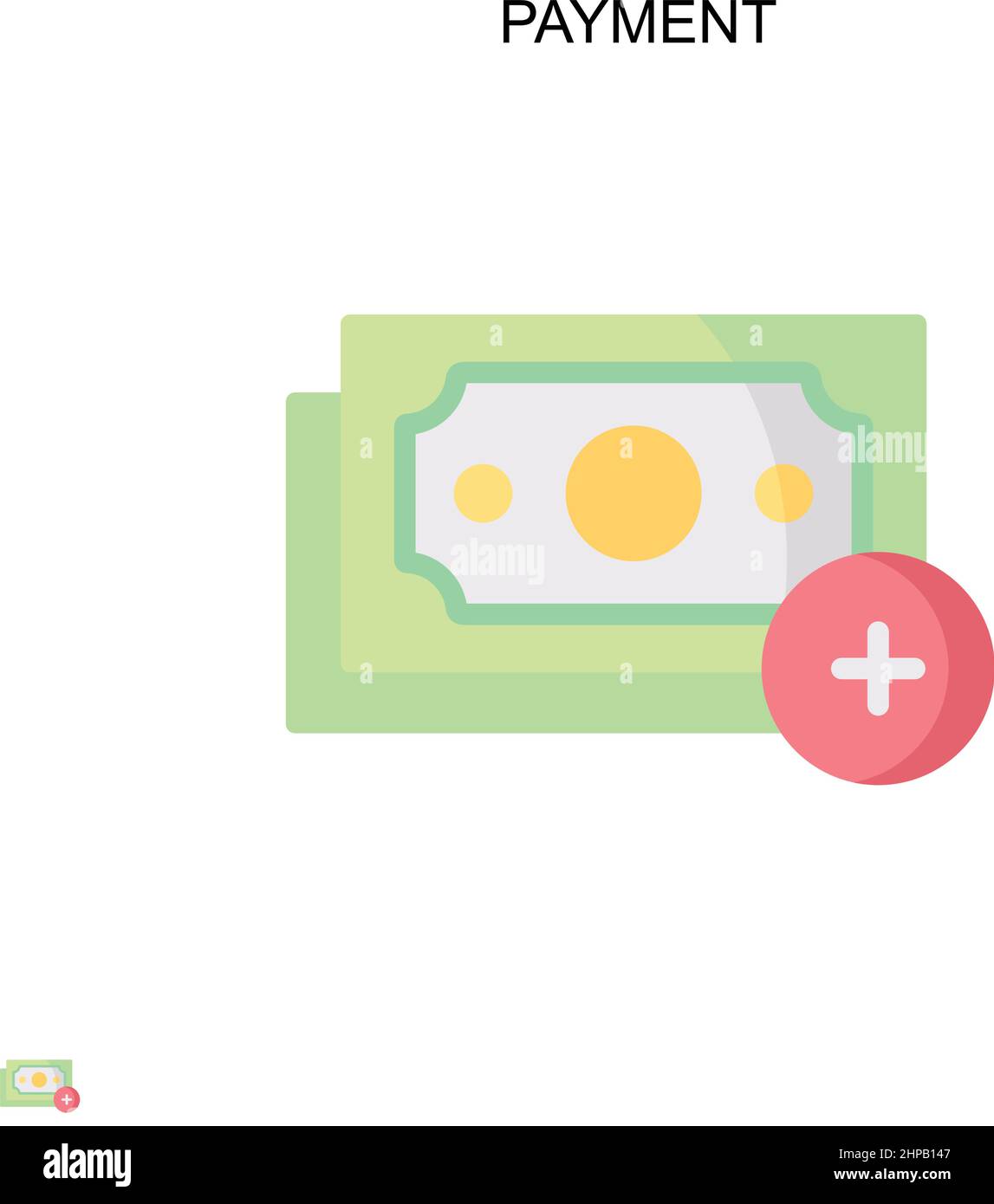 Payment Simple vector icon. Illustration symbol design template for web ...