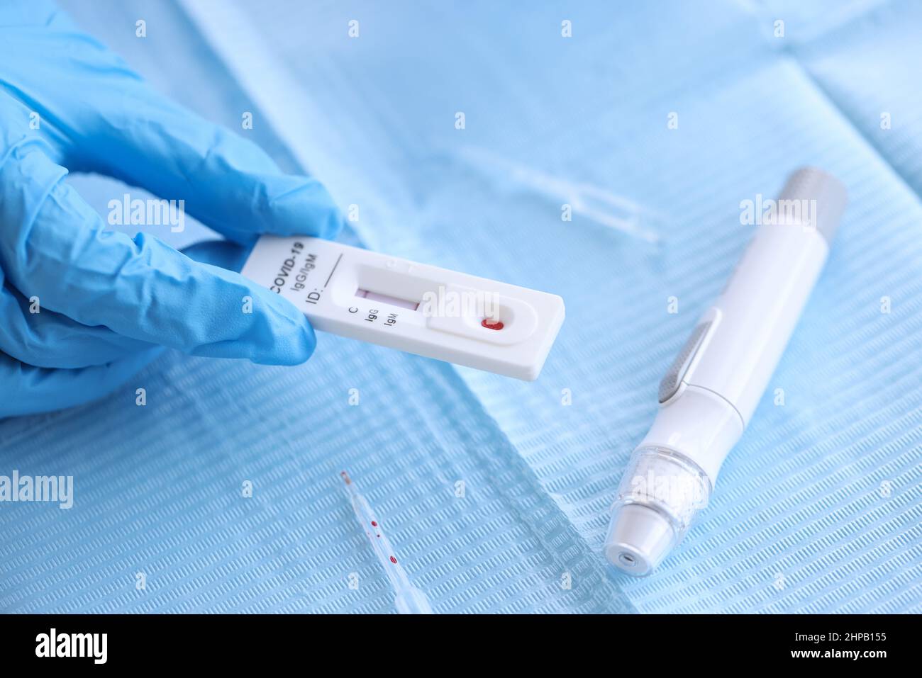 Rapid test disease detection hi-res stock photography and images - Alamy