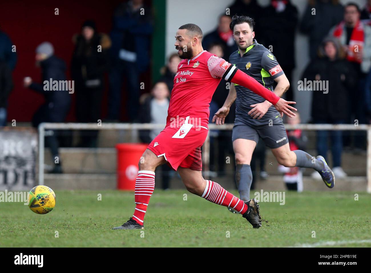 Lewwis Spence of Hornchurch during Hornchurch vs East Thurrock United ...