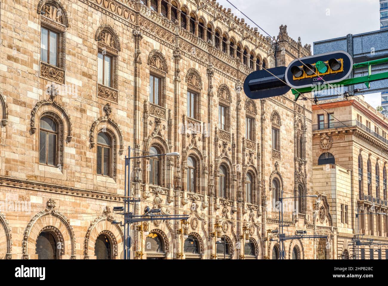 Mexico City, Post office building Stock Photo - Alamy