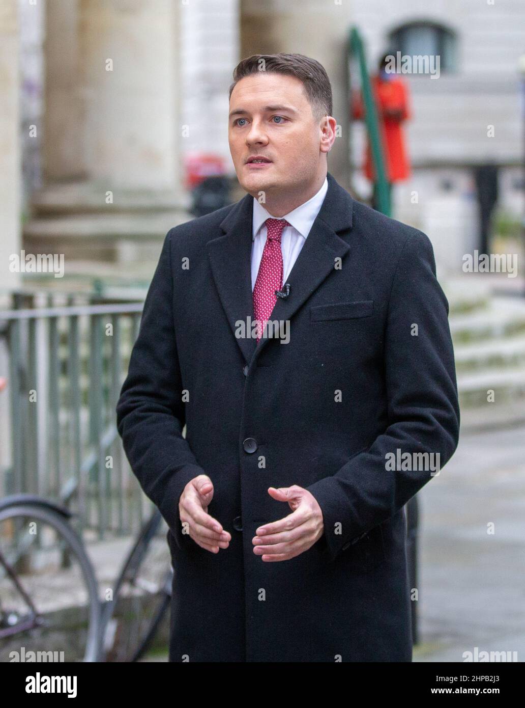 London, England, UK. 20th Feb, 2022. Shadow Health Secretary WES ...