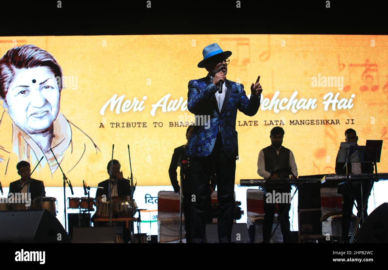 Bollywood actor and singer Annu Kapoor performs musical tribute to the ...