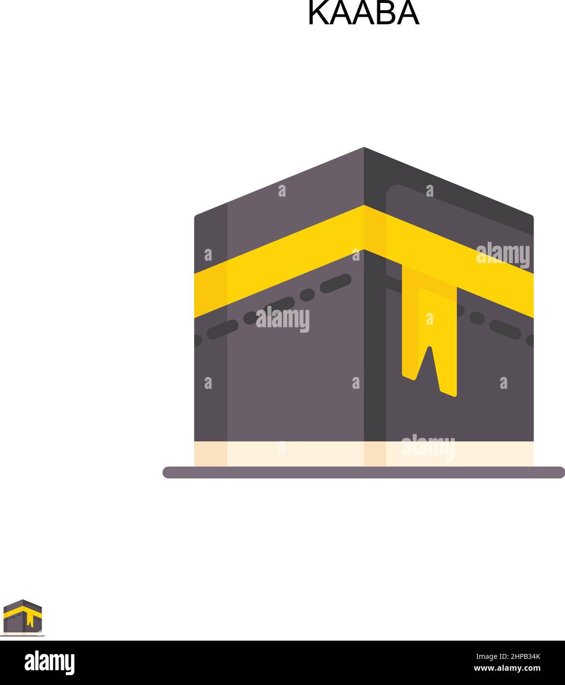 Mosque mecca kaaba Stock Vector Images - Alamy