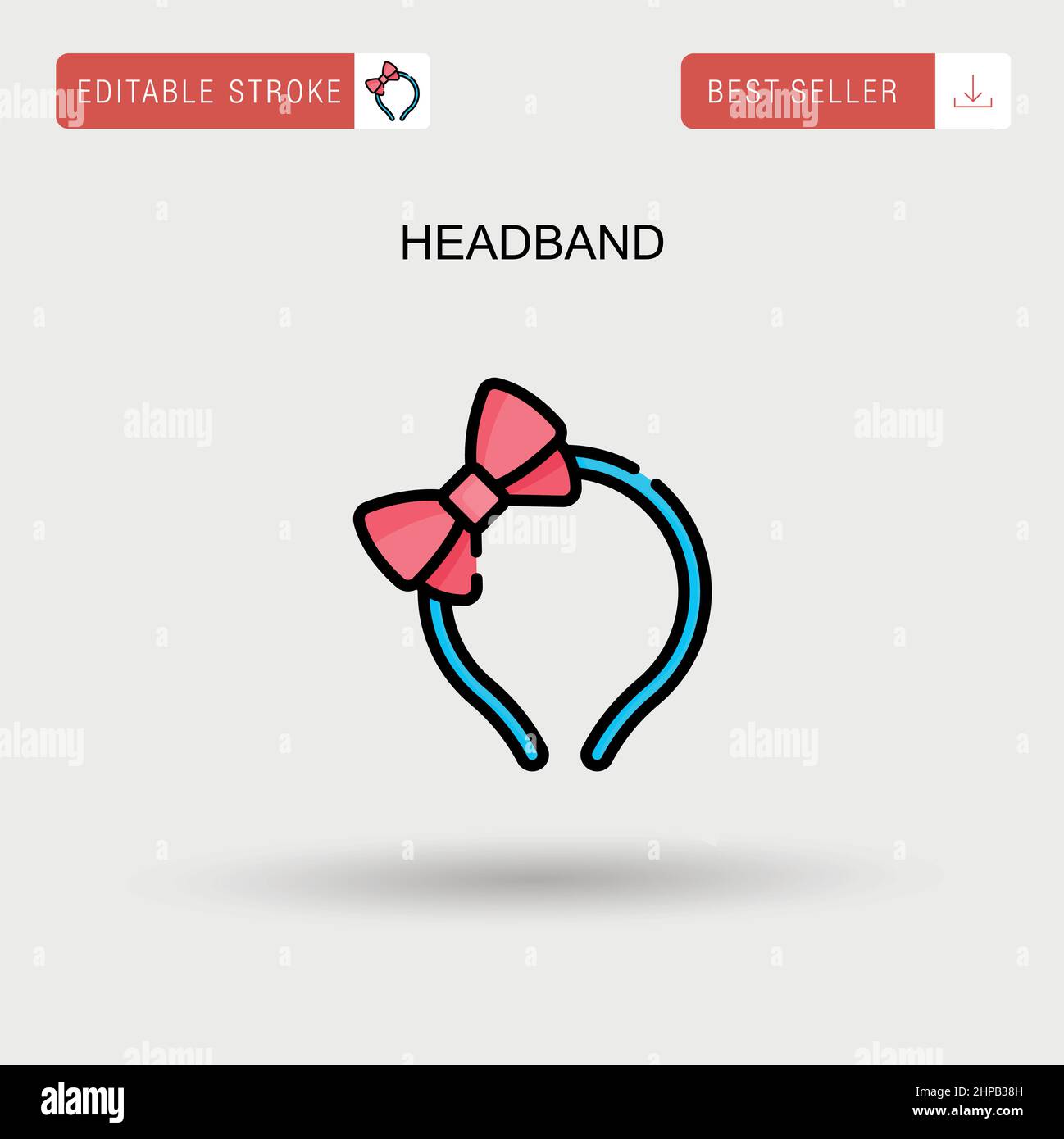 Headband Stock Vector Images - Alamy