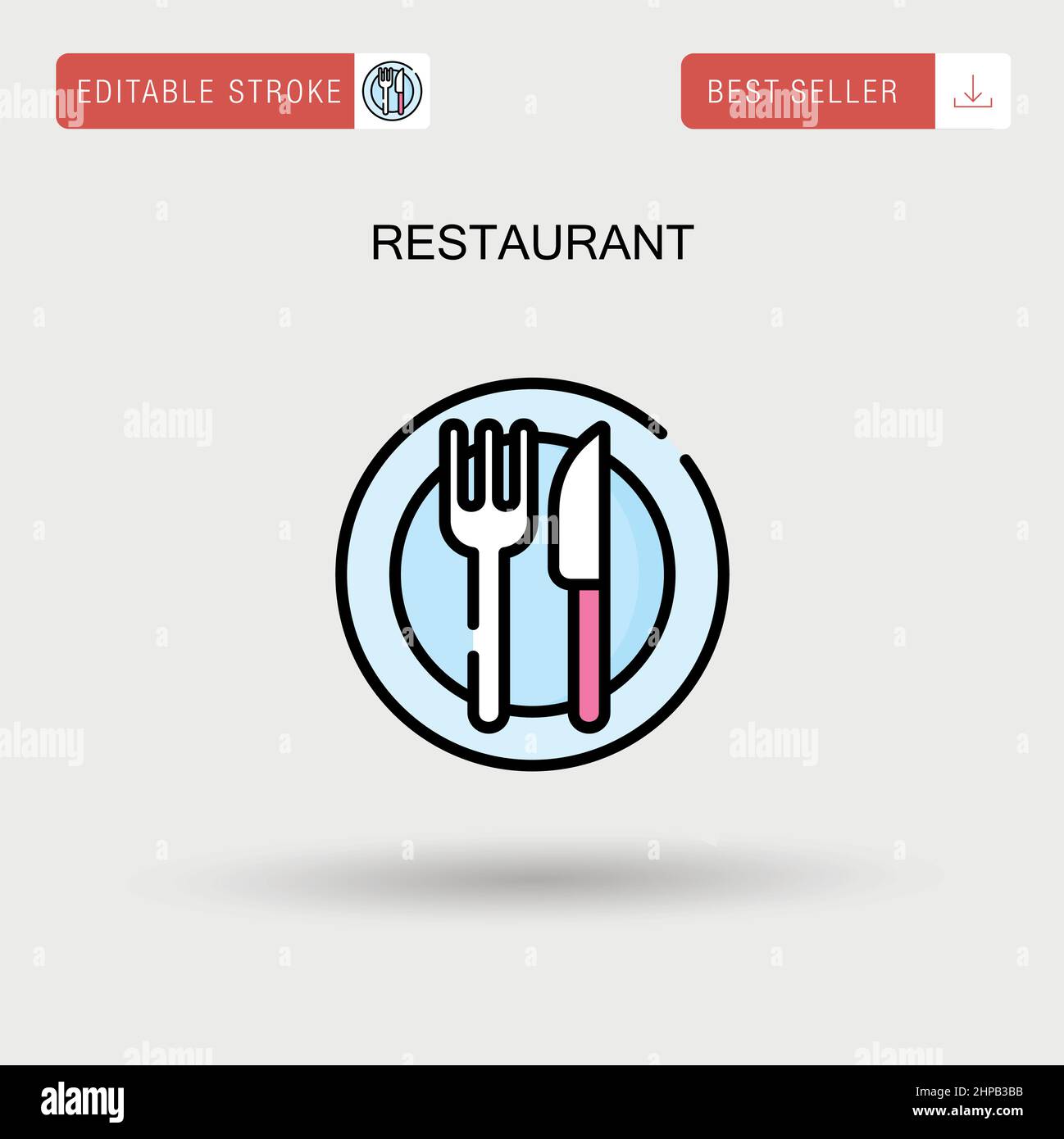 Restaurant table icon hi-res stock photography and images - Alamy