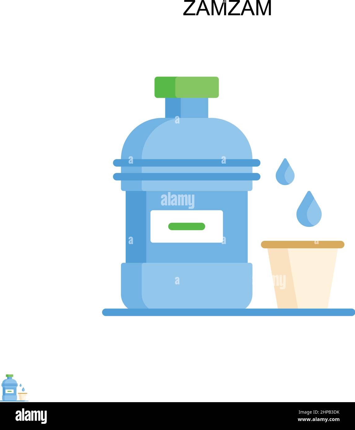 Zamzam mecca Stock Vector Images - Alamy