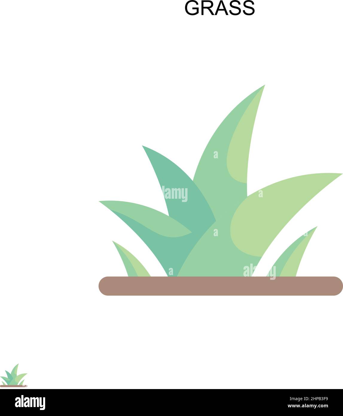 Symbol grass Stock Vector Images - Alamy