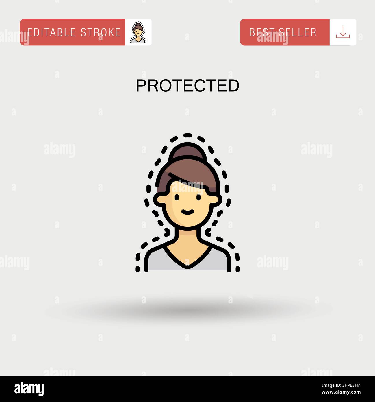 Protected icon Stock Vector Images - Alamy