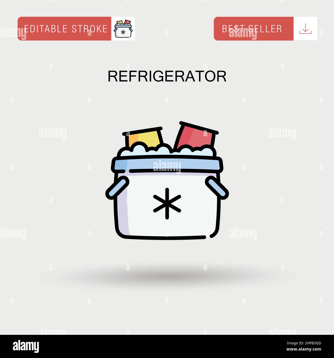 Open refrigerator door icon hi-res stock photography and images - Alamy