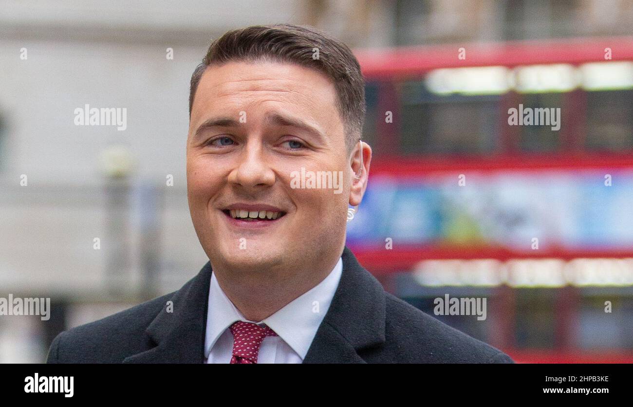 London, England, UK. 20th Feb, 2022. Shadow Health Secretary WES ...