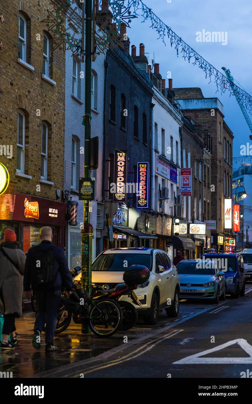 London around the East End and Brick Lane Stock Photo - Alamy