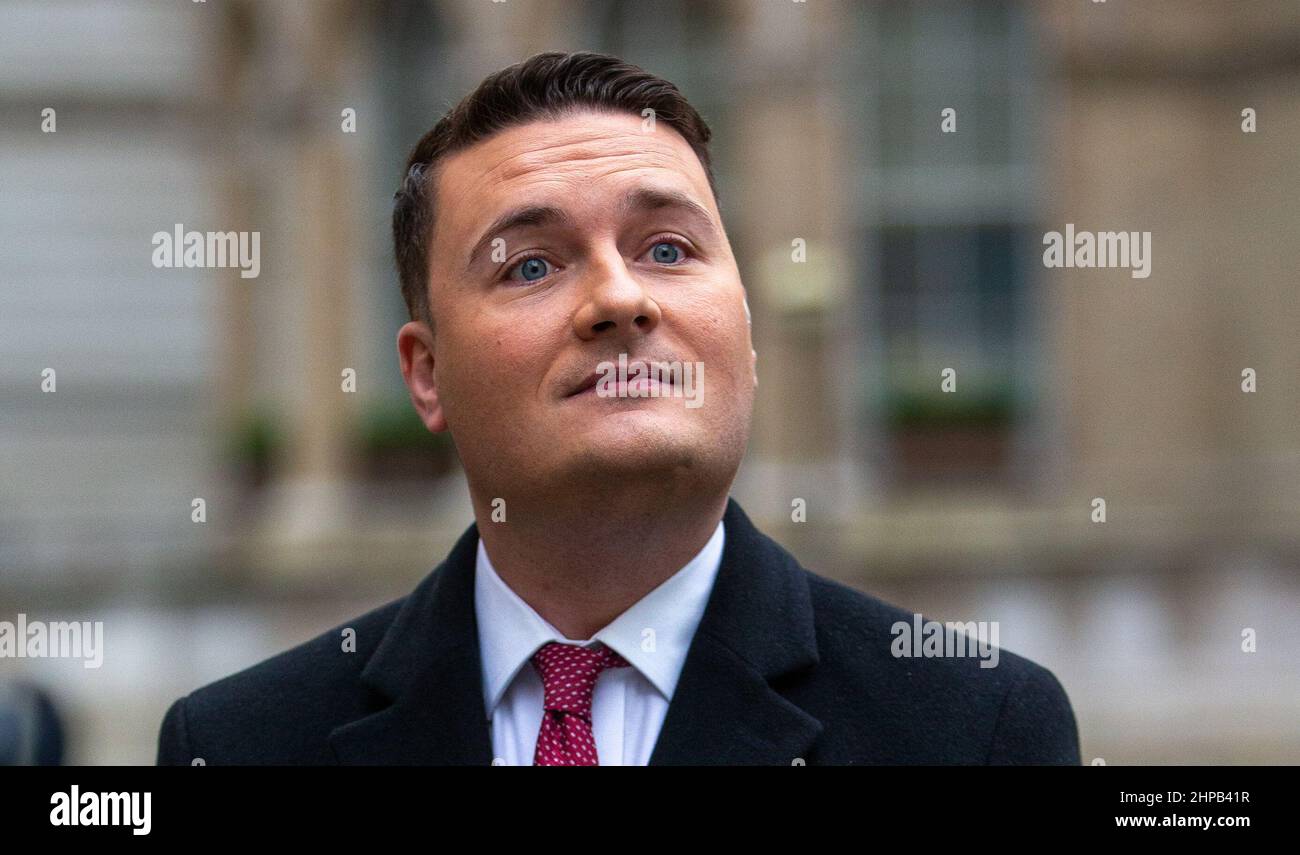 London, England, UK. 20th Feb, 2022. Shadow Health Secretary WES ...