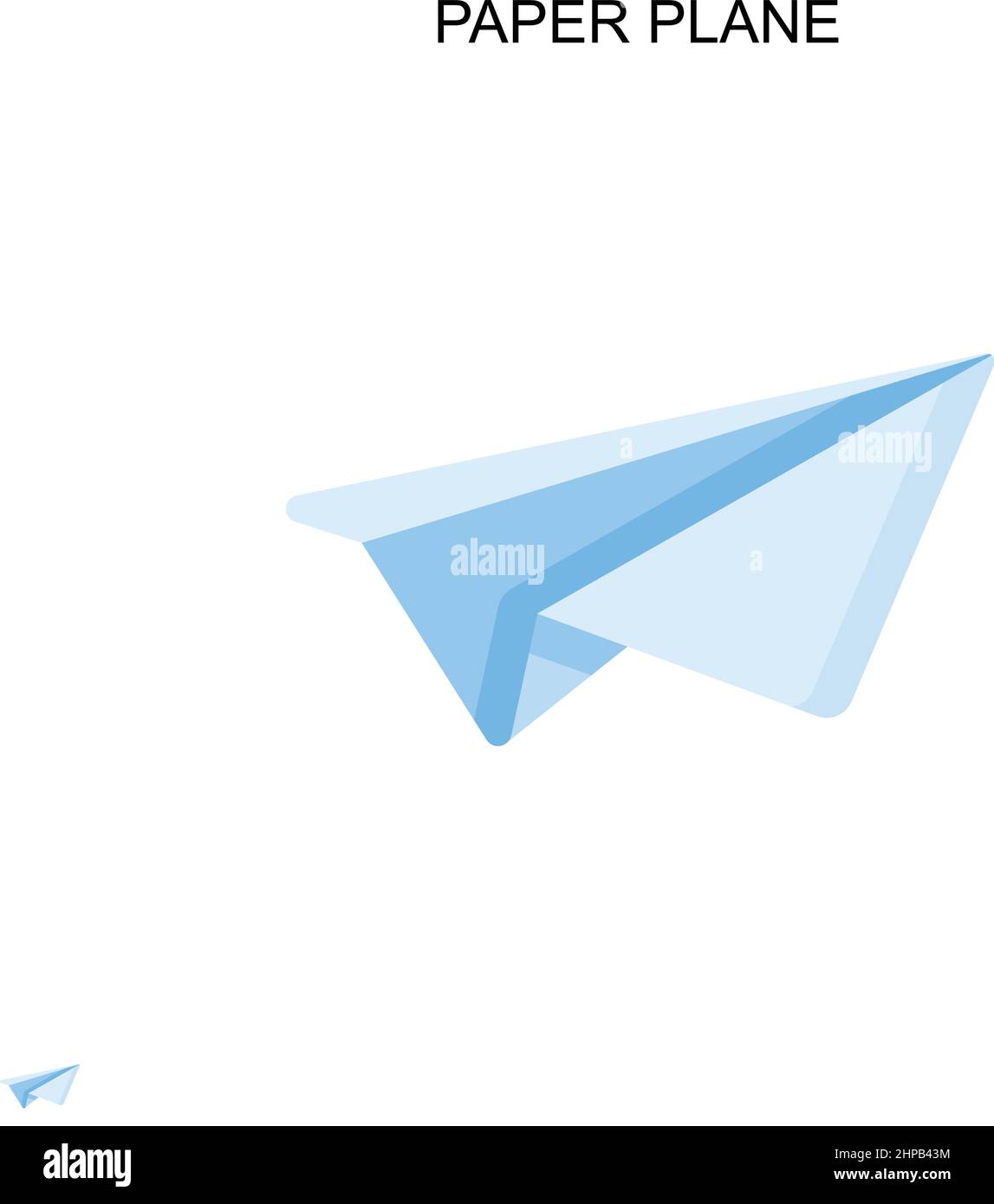 Cartoon paper airplane Stock Vector Images - Alamy