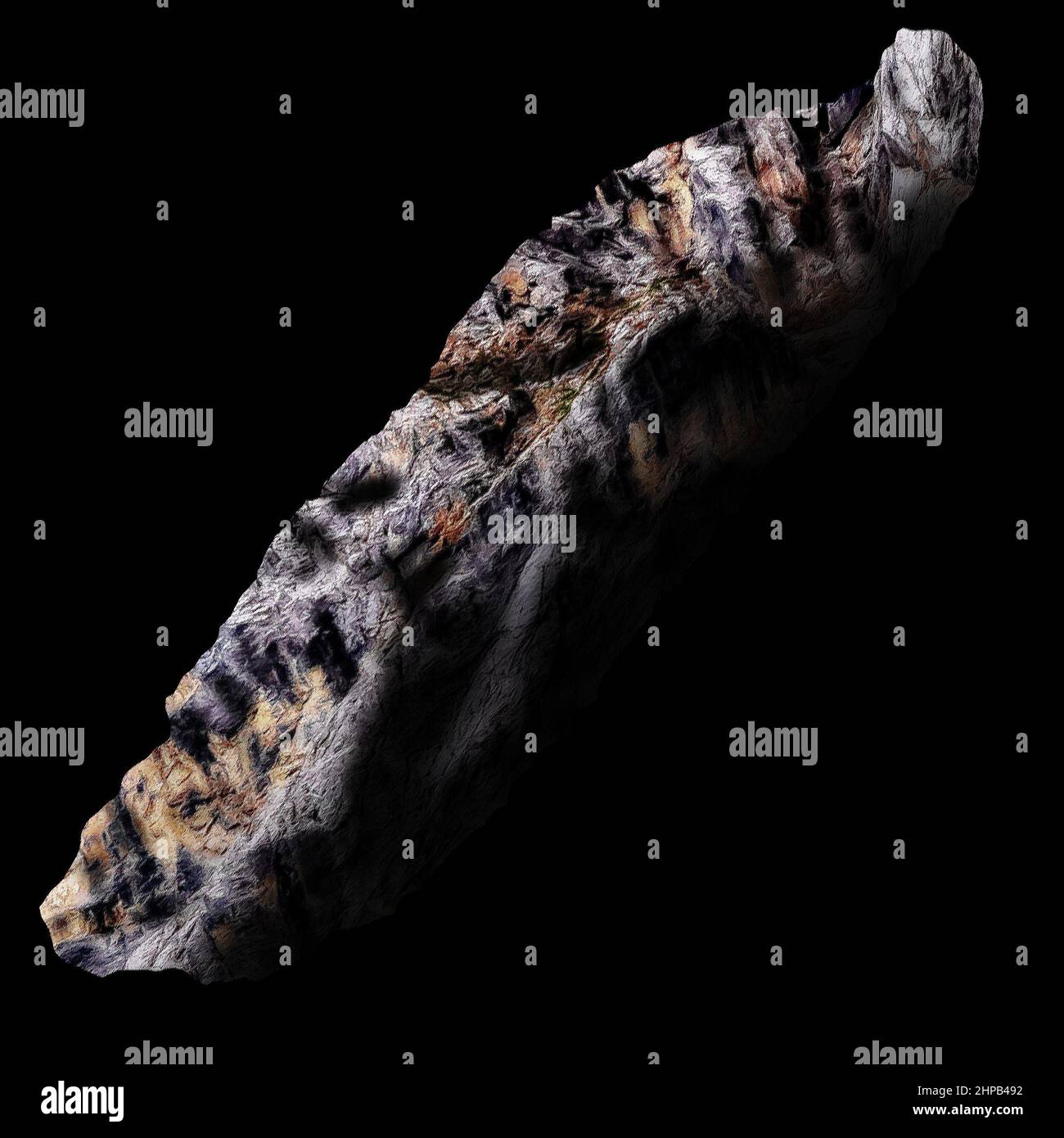 Asteroid Meteoride Rock Bavaria Space Stock Photo - Alamy