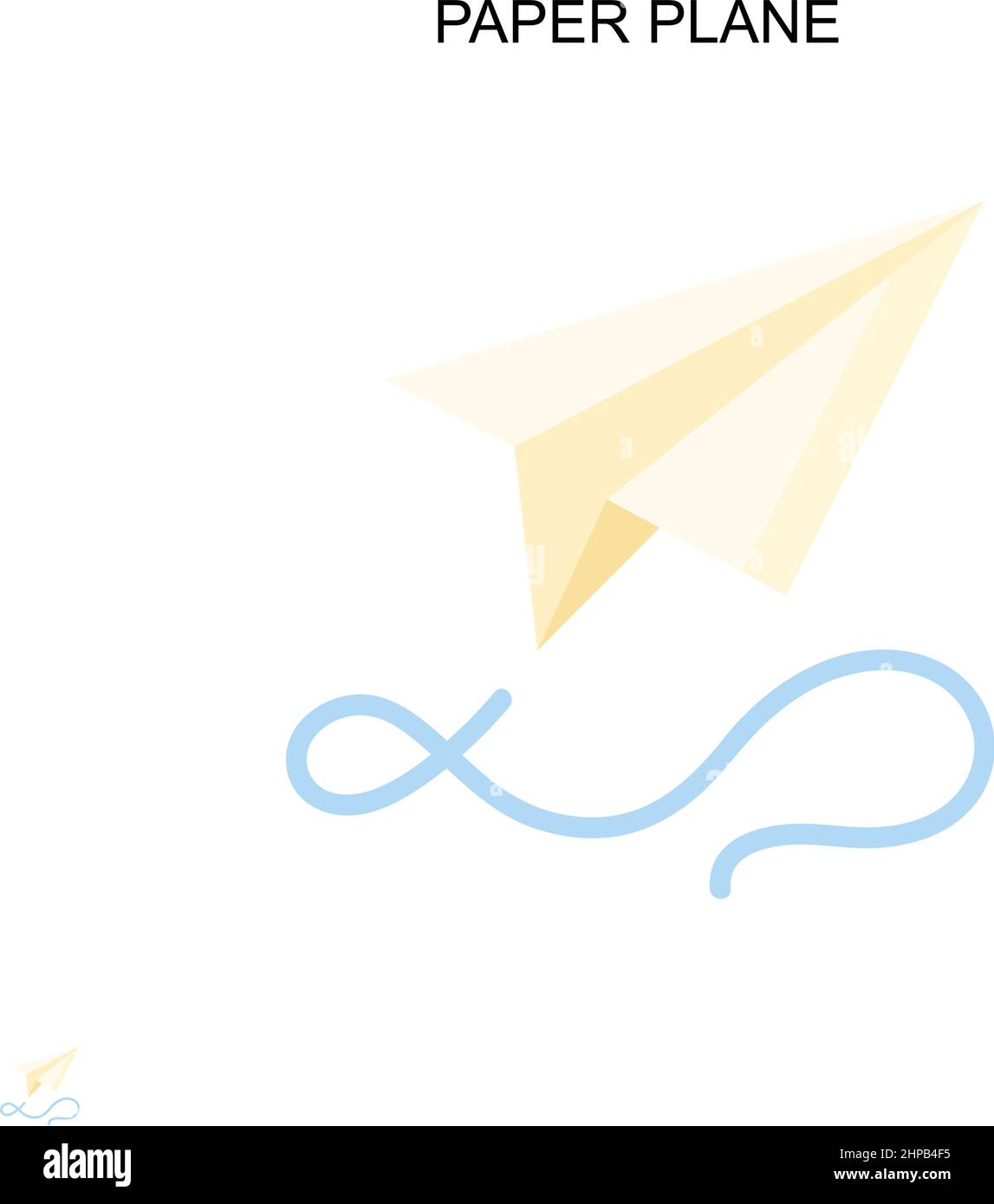 Paper plane template hi-res stock photography and images - Alamy