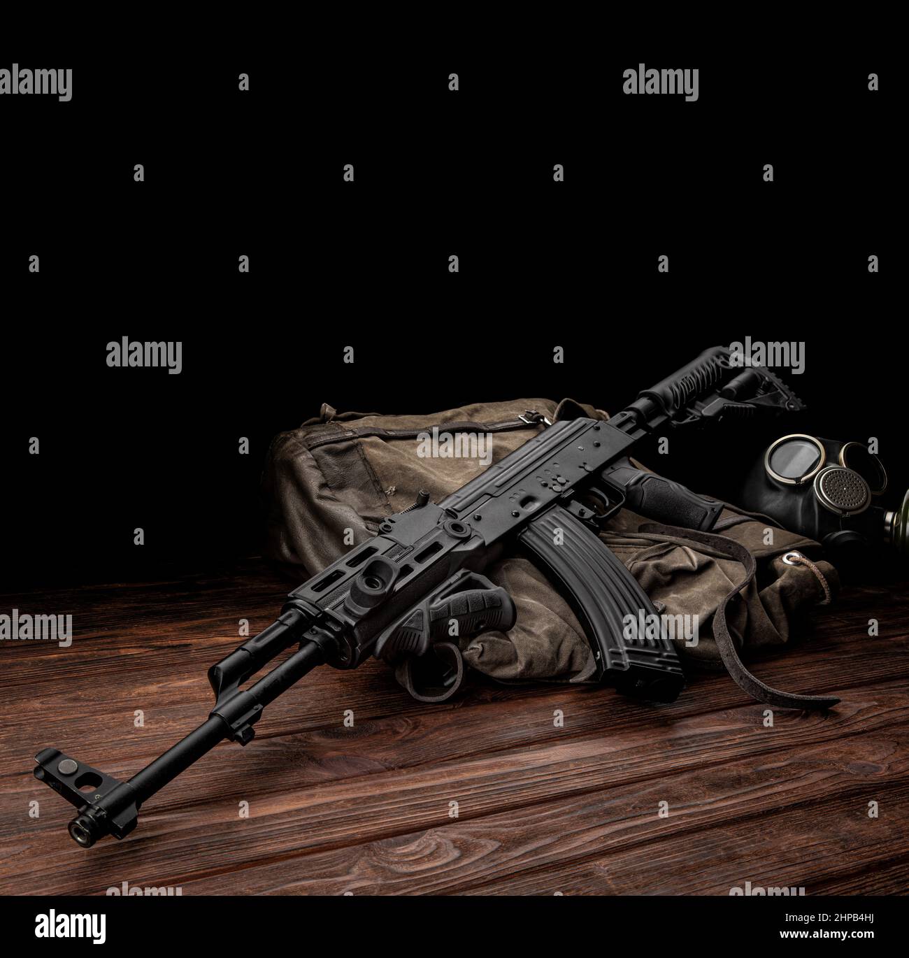 Gas Mask Gun Wallpaper