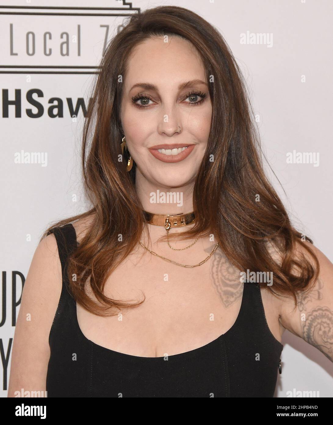 Sarah Tanno arrives at the 9th Annual Make-Up Artists & Hair Stylists ...