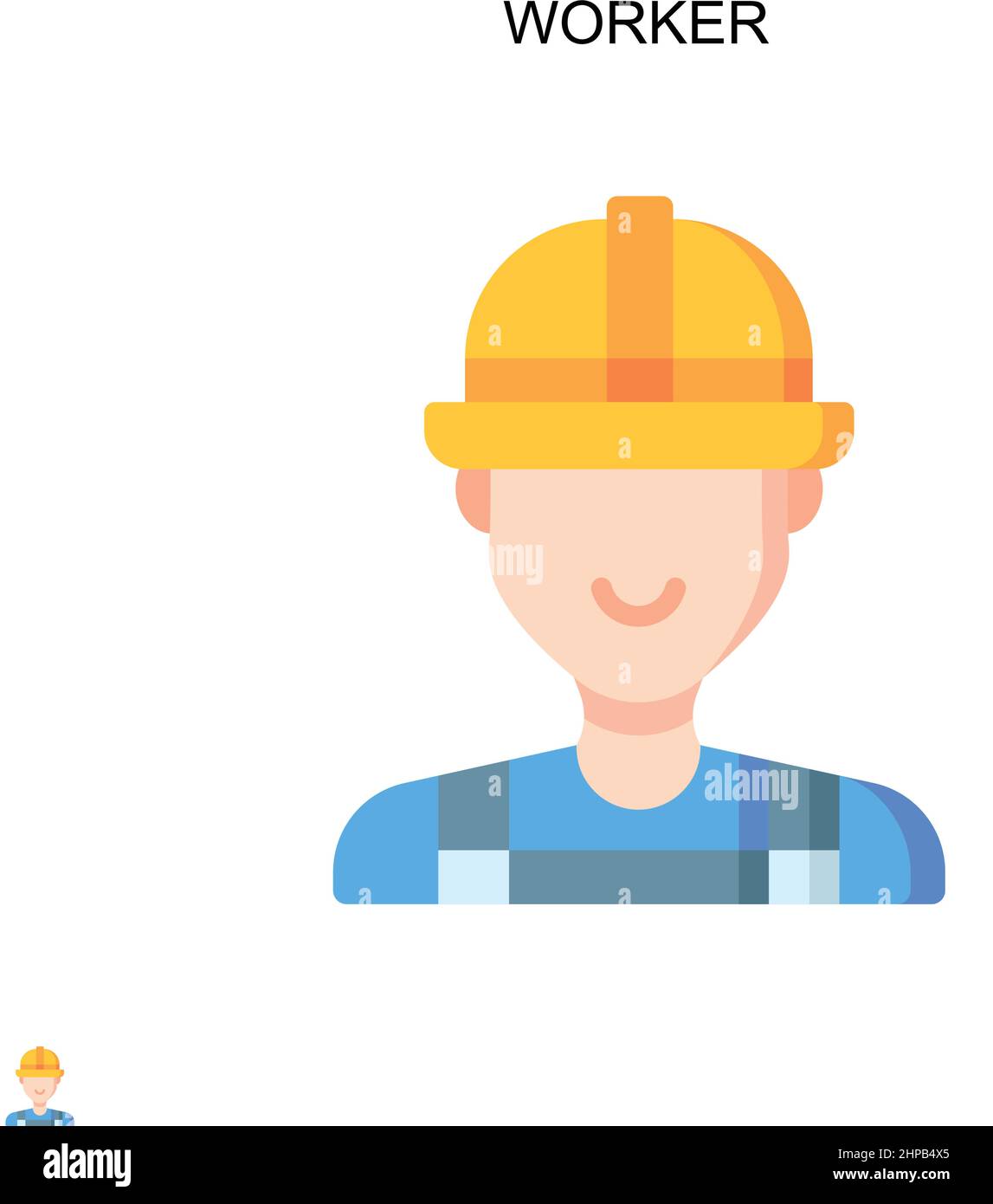 Industrial worker illustration hi-res stock photography and images - Alamy
