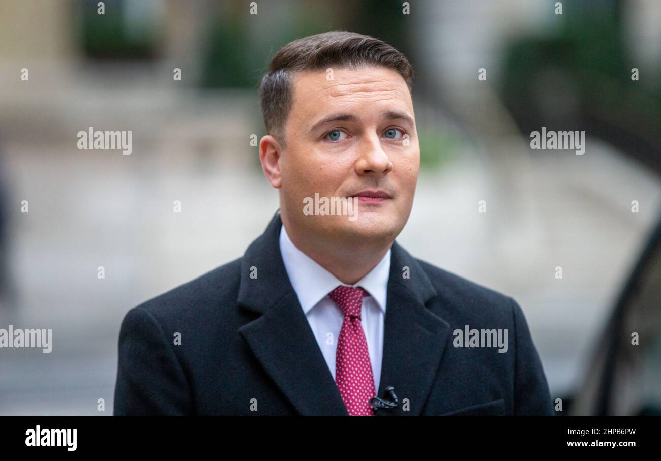 London, England, UK. 20th Feb, 2022. Shadow Health Secretary WES ...