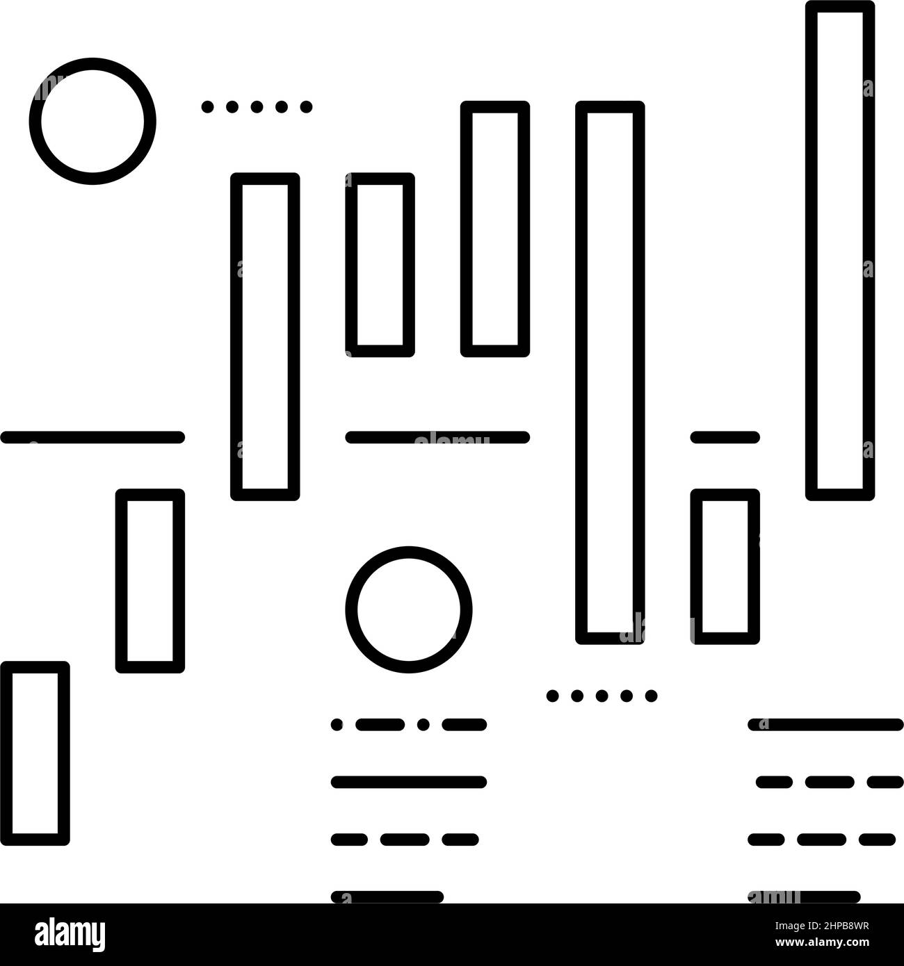 working and thinking brain line icon vector illustration Stock Vector ...