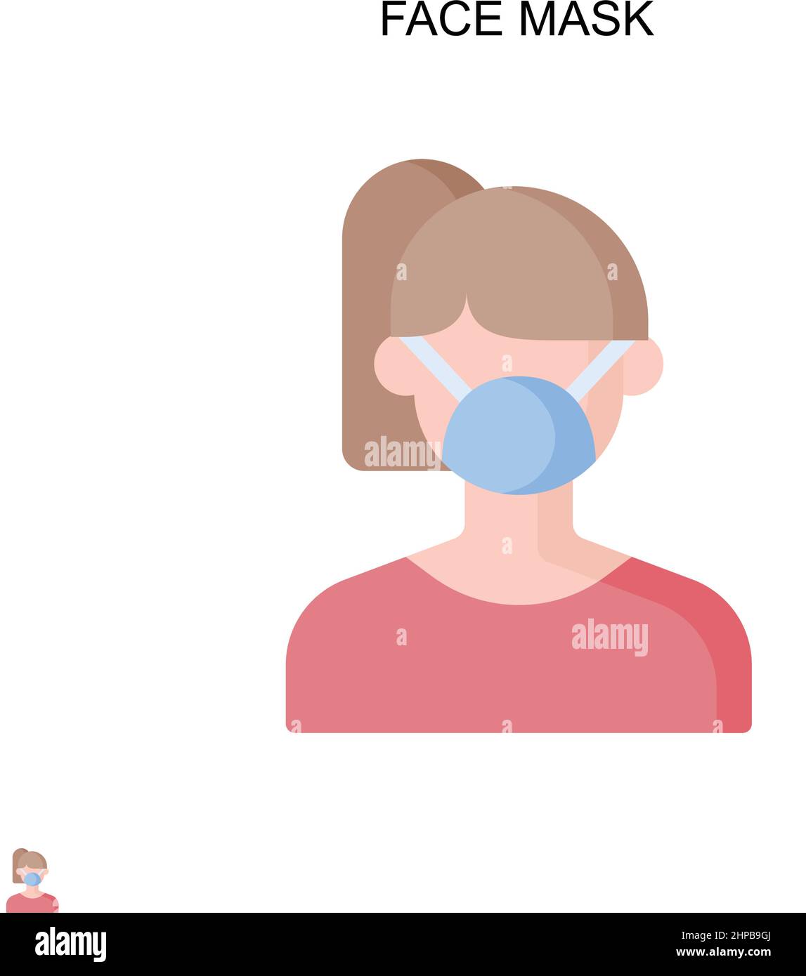 Simple face mask hi-res stock photography and images - Alamy