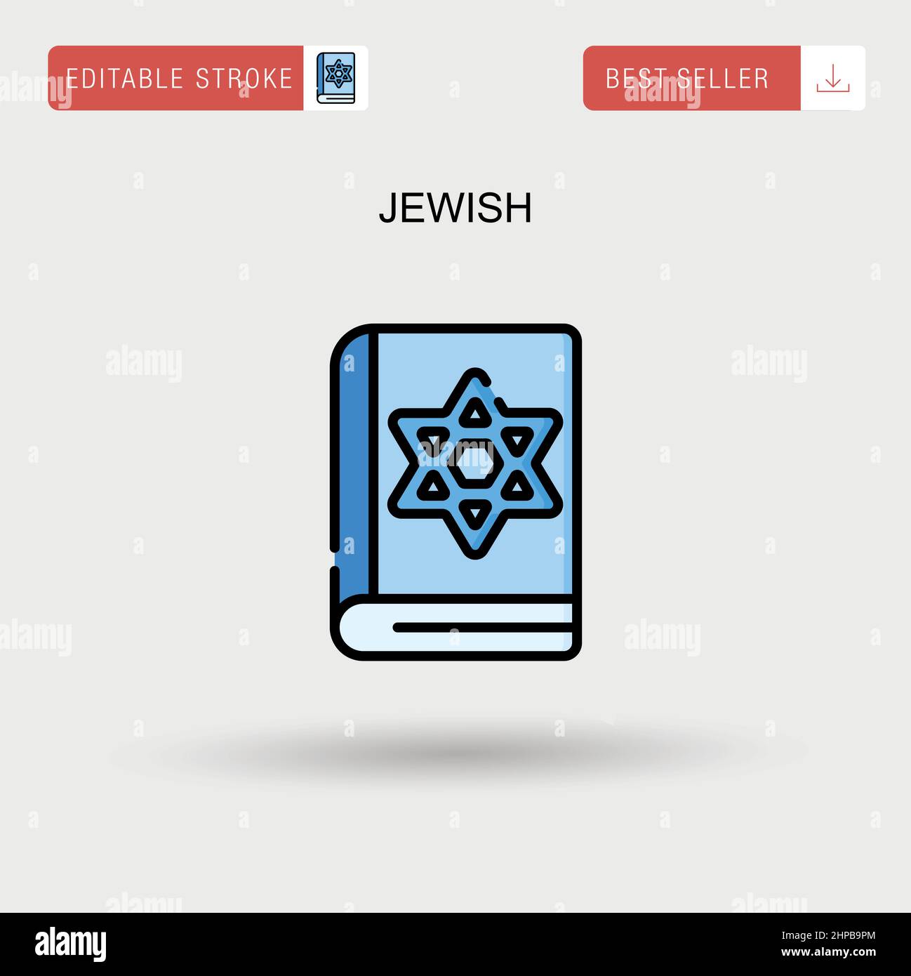 Jewish Simple vector icon Stock Vector Image & Art - Alamy