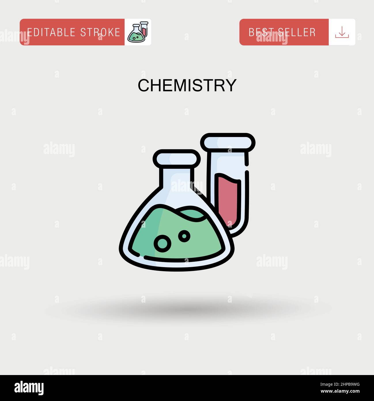 Chemistry lab icon hi-res stock photography and images - Alamy