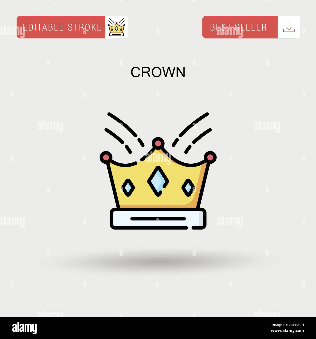 Queen crown Stock Vector Images - Alamy