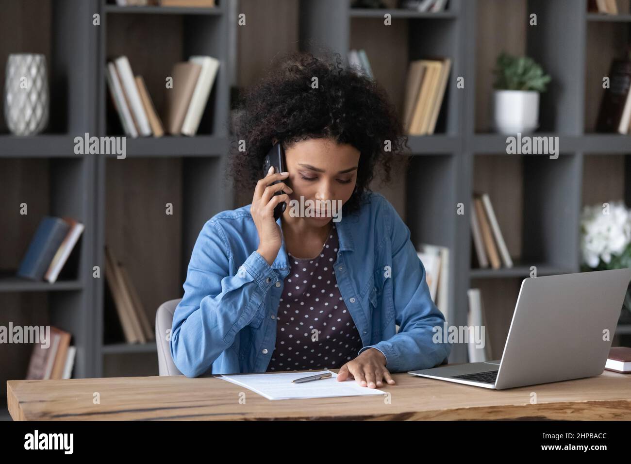 Multiracial multitasking hi-res stock photography and images - Alamy