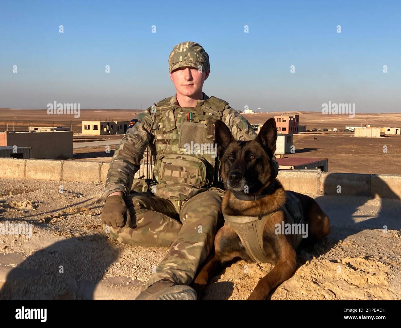Private Jamie Agnew of 1st Military Working Dog Regiment, Royal Army ...