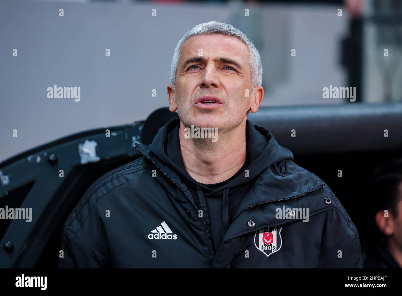 ISTANBUL, TURKEY - FEBRUARY 19: trainer/coach Onder Karaveli of ...