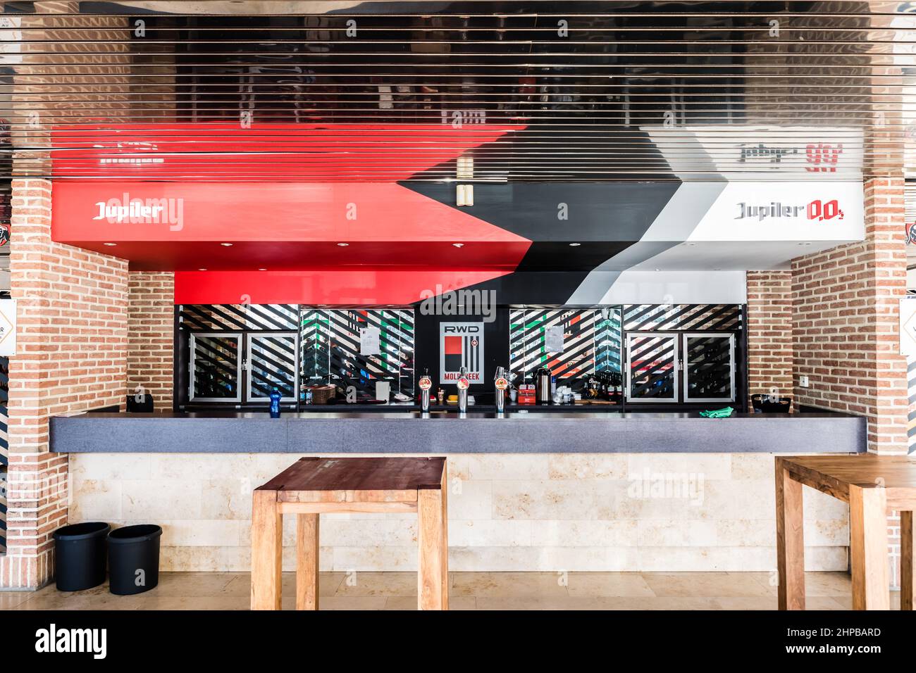 Molenbeek, Brussels - Belgium - 02 16 2019: Local tourists visiting the ...