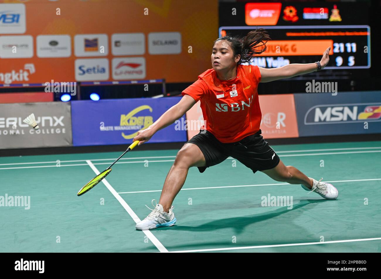 Kuala Lumpur Malaysia 20th Feb 2022 Gregoria Mariska Tunjung Of