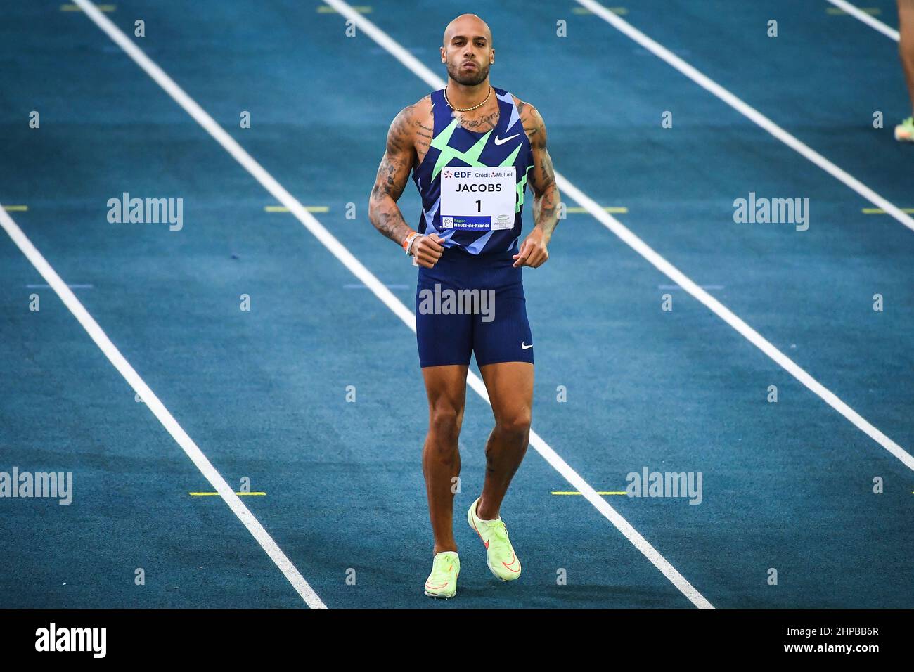 Marcell jacobs italia hi-res stock photography and images - Alamy