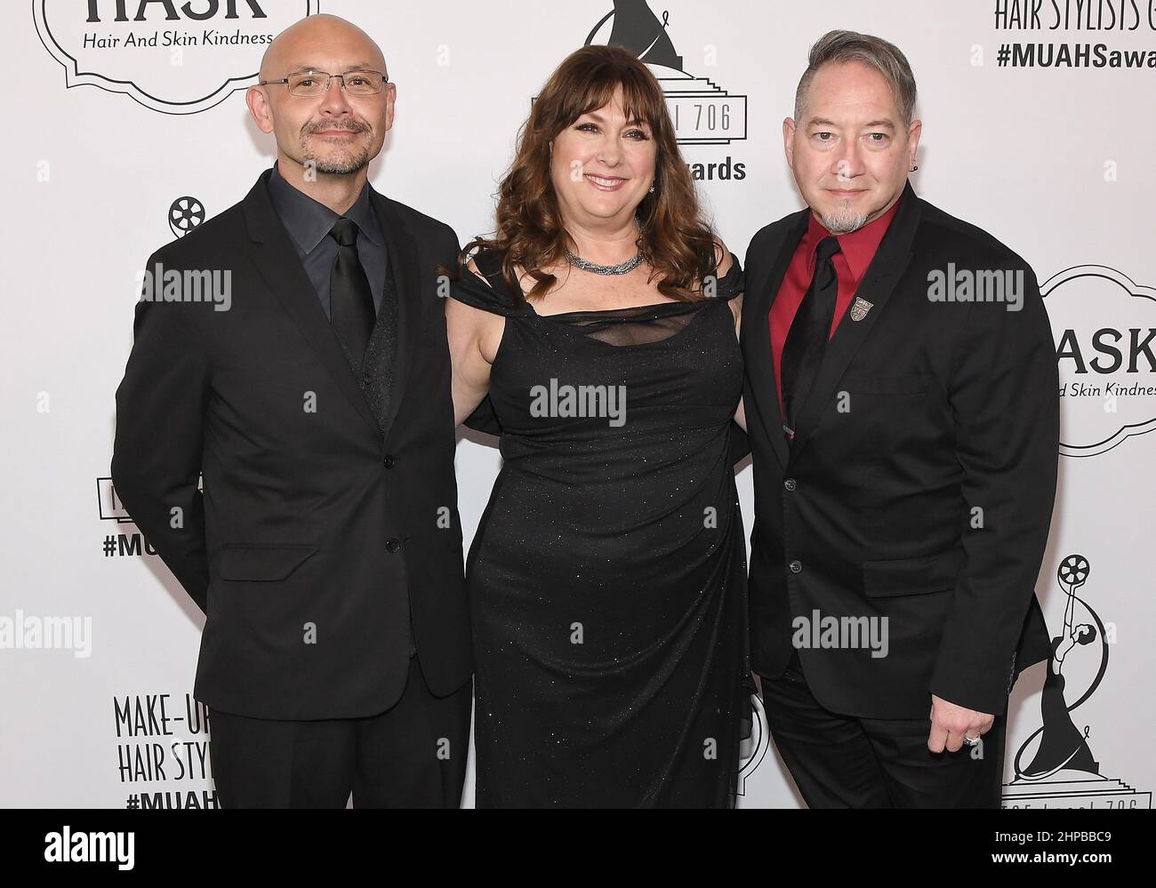 (L-R) Brian Sipe, Julie Socash, Robert Kato DeStefan arrives at the 9th ...
