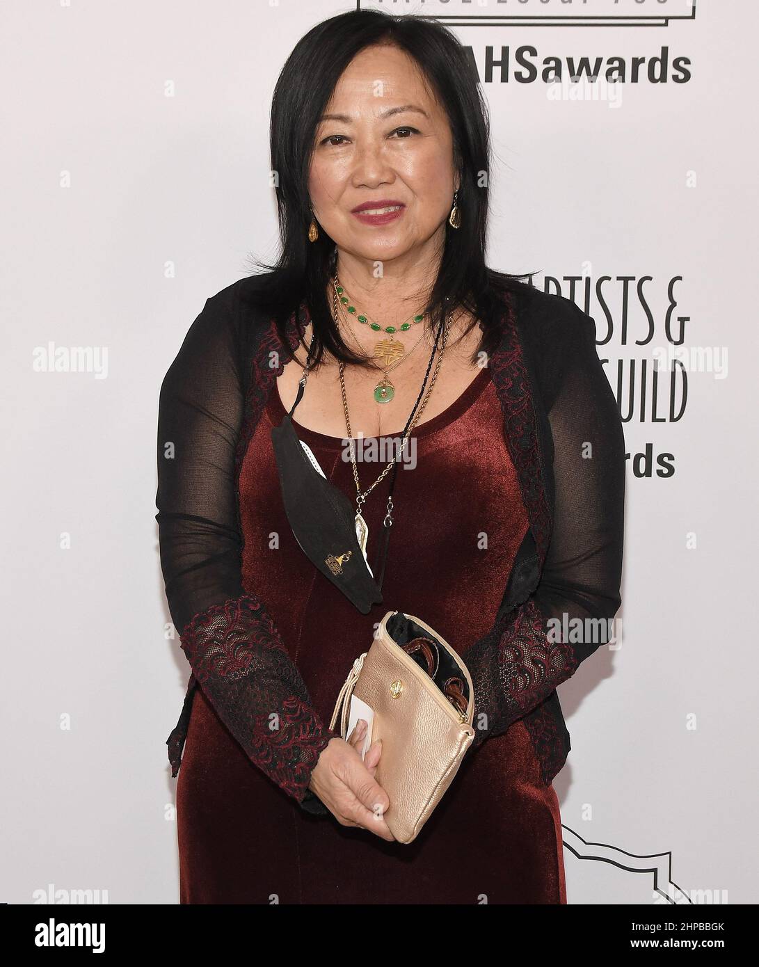 Nancy Tong arrives at the 9th Annual Make-Up Artists & Hair Stylists ...