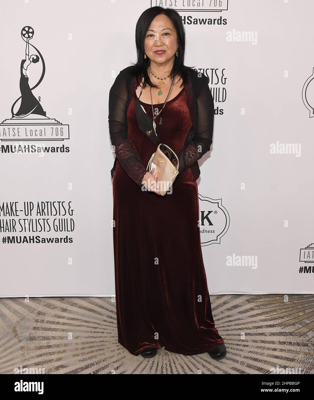 Nancy Tong arrives at the 9th Annual Make-Up Artists & Hair Stylists ...