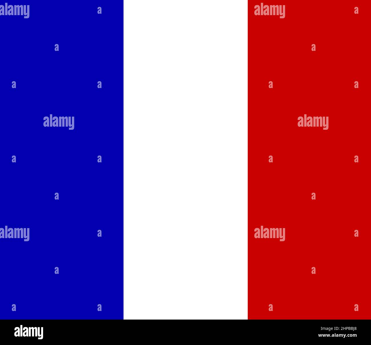 The national flag of France in red white and blue Stock Photo - Alamy