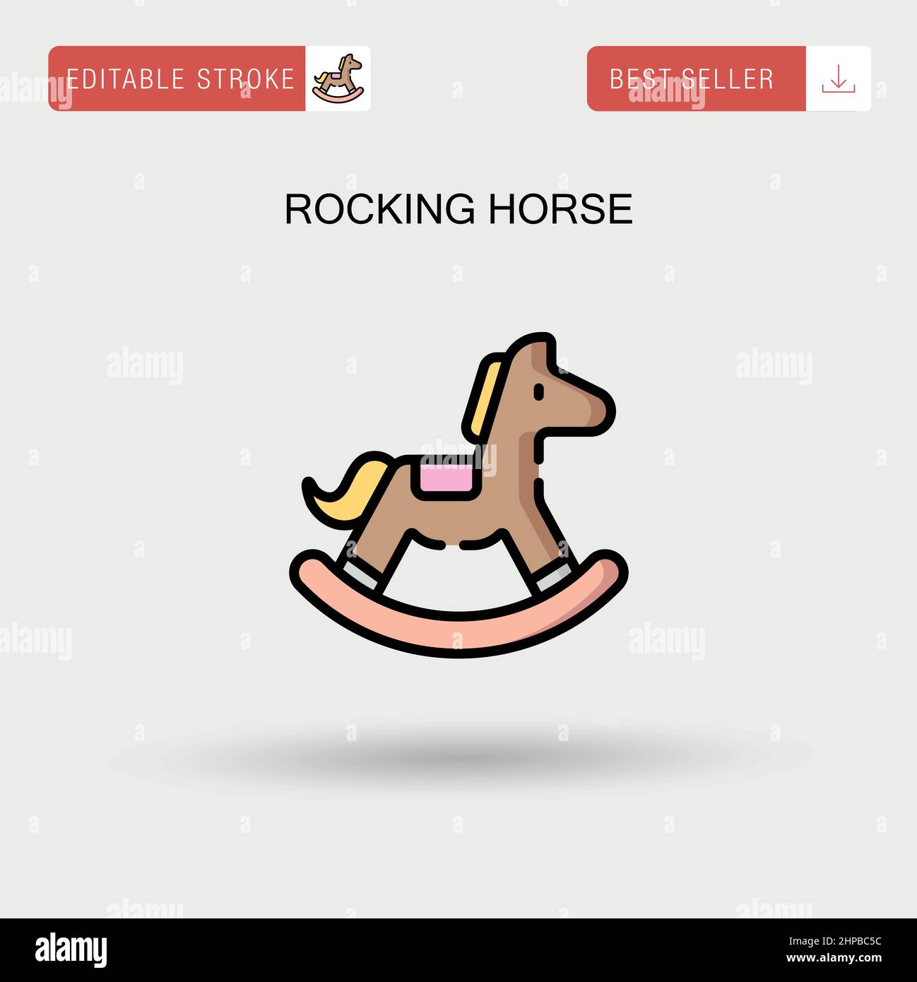 Brown saddle Stock Vector Images - Alamy