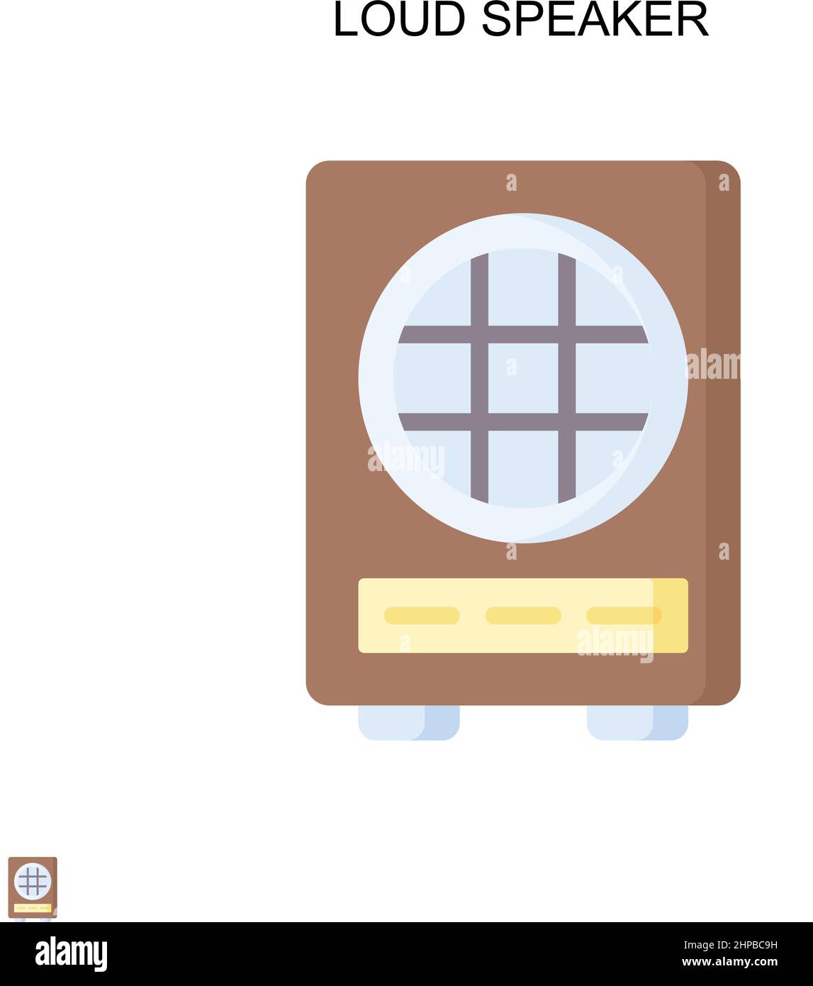 Loud speaker icon hi-res stock photography and images - Alamy