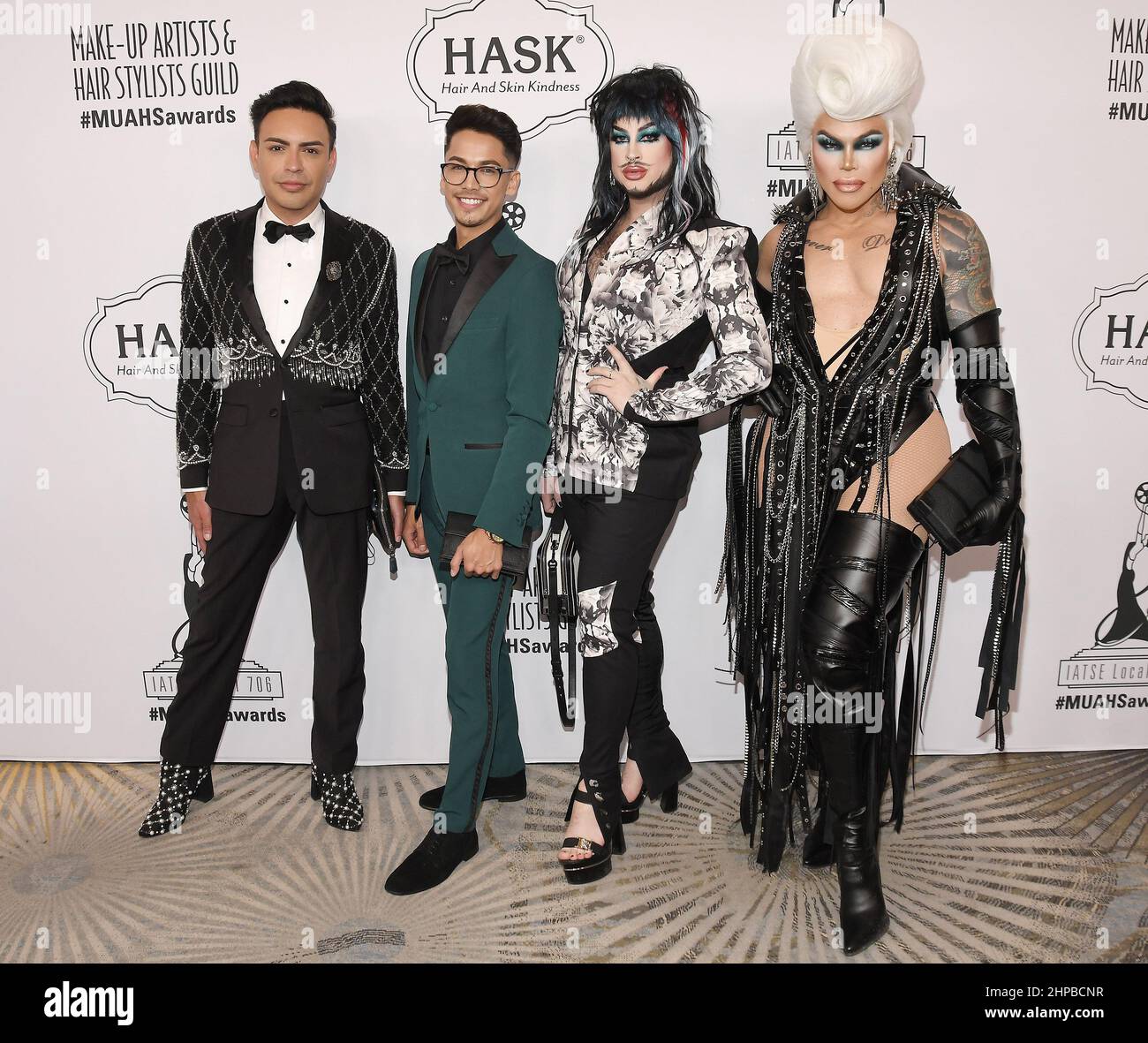 (L-R) Adbiel Urcullu, Tyler Devlin, Tyler Funicello and Jeremy Austin ...