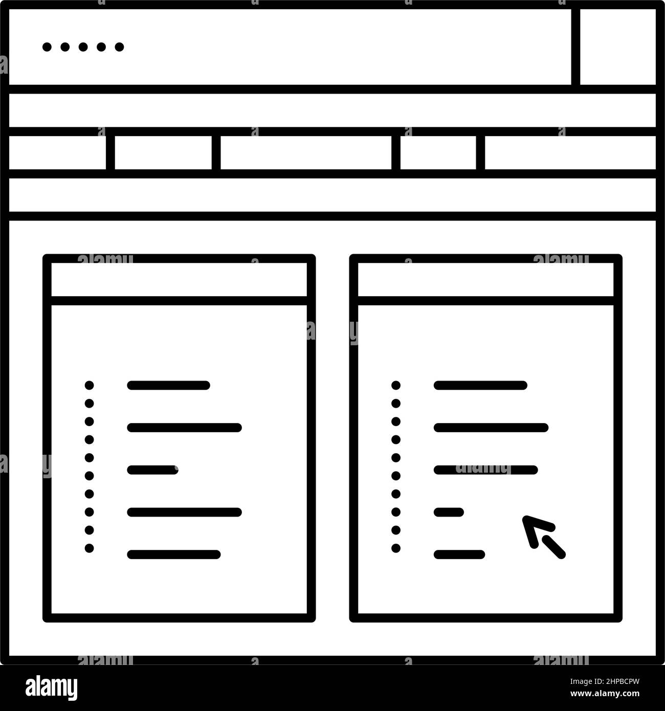 internet file hosting line icon vector illustration Stock Vector Image ...